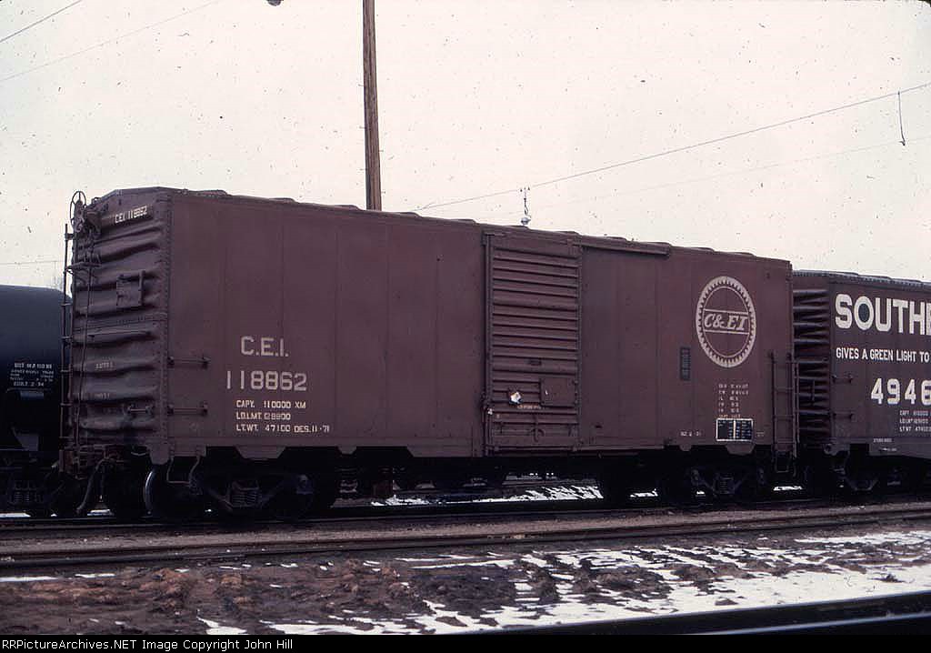 1038-07 CEI 118862 at CNW Cedar Lake Yard